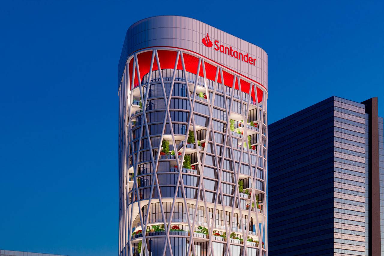 New Renderings Revealed For Banco Santander's Flagship Office ...