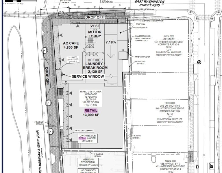 Preliminary Plans Revealed for a Hotel Building at 111 N Meridian Ave ...